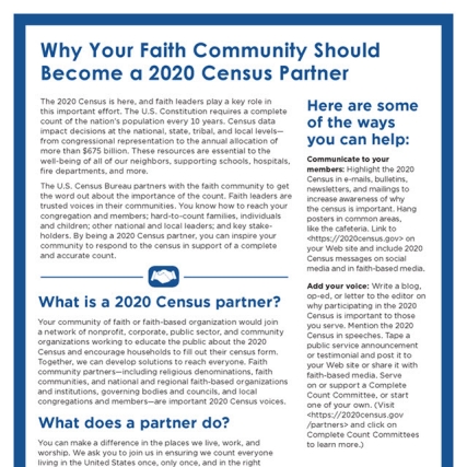 Why Your Company Should Become a 2020 Census Official Partner