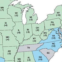 Congressional Apportionment Visualizations