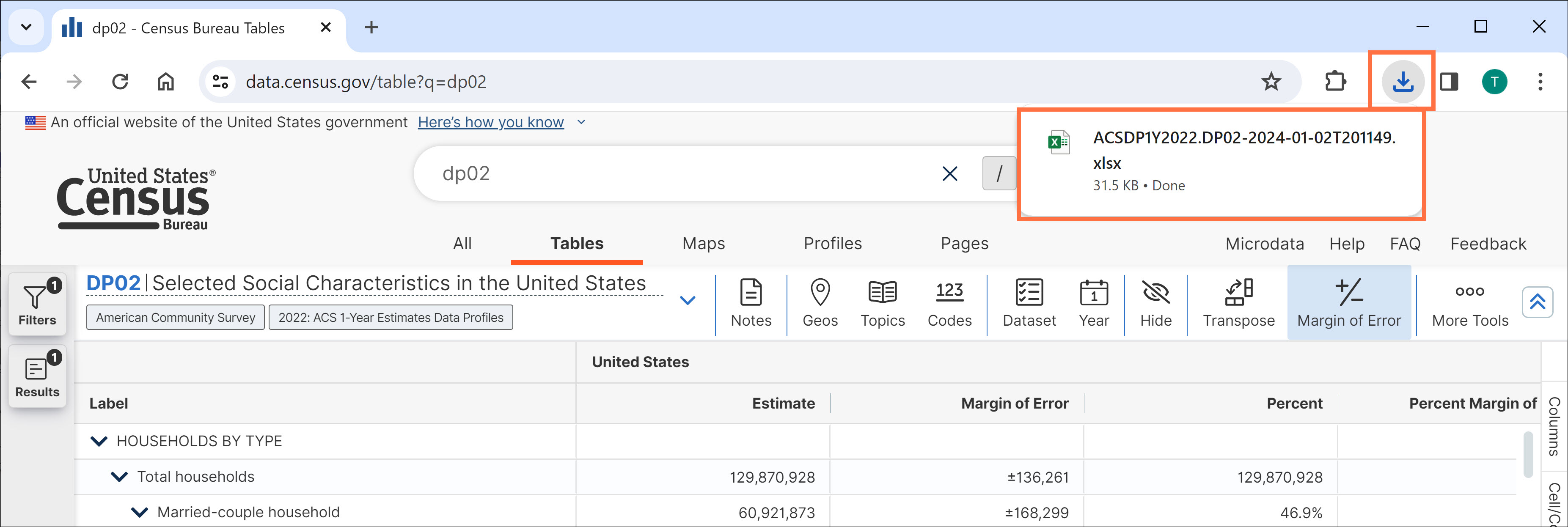 Can I export tables?
