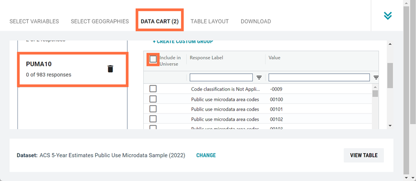 How Do I Select PUMAs on MDAT for ACS 5-Year Estimates with Dual ...