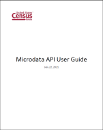 Census Microdata API User Guide