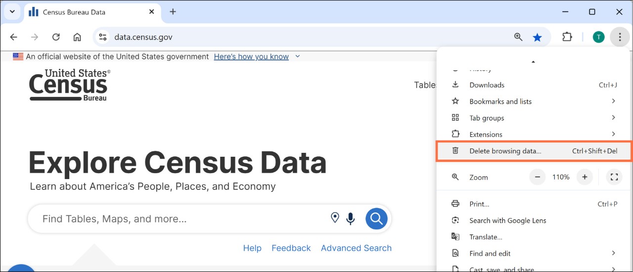 How do I clear the cache in Chrome?