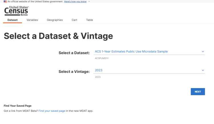 Census Microdata API