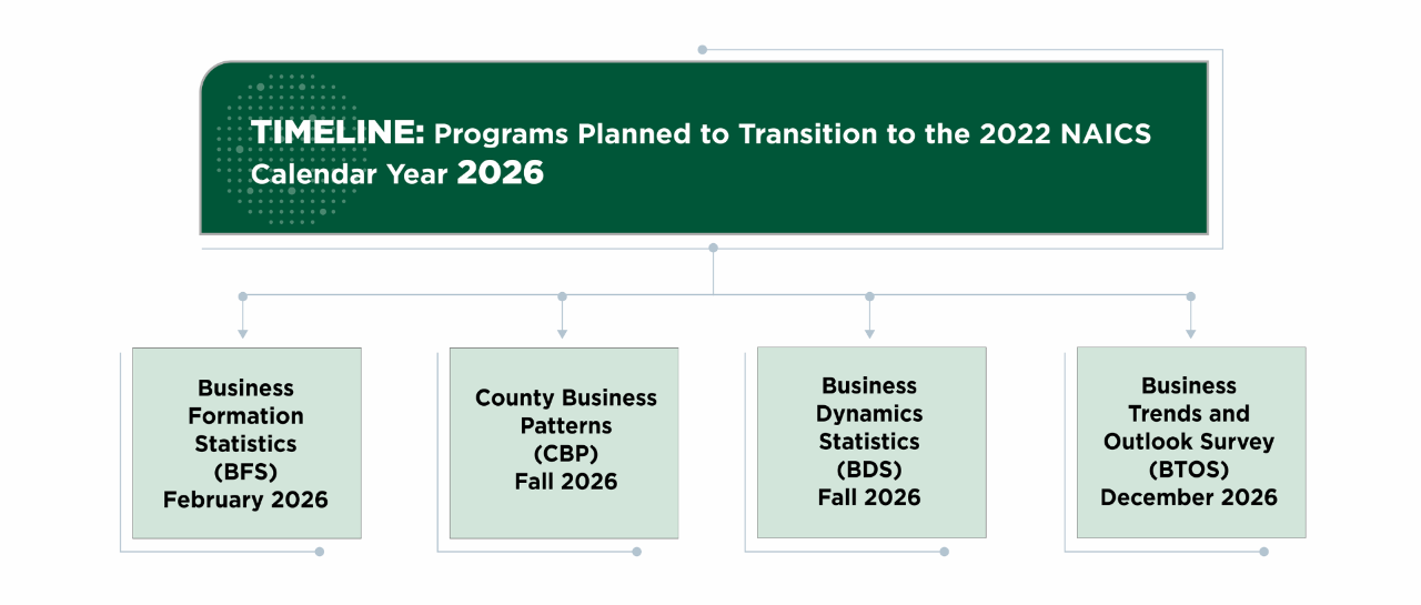 Implementation of the 2022 NAICS