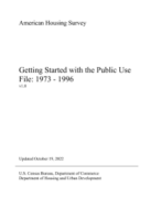 Getting Started with the PUF: 1973-1996
